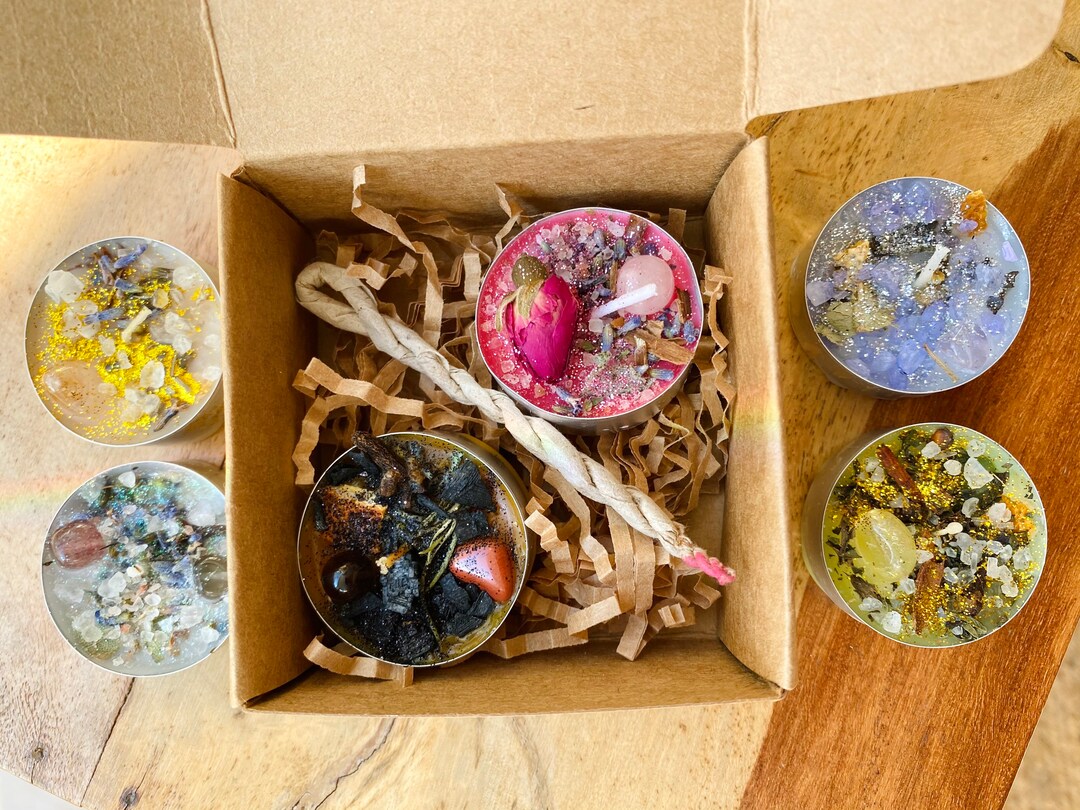 Pack 2 Candles of Intention Love, Protection, Health, Meditation ...