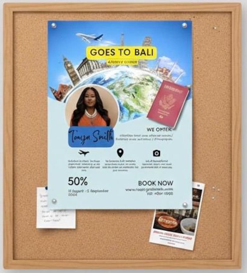 Editable Travel Flyer Template – Bali Trip Itinerary | Canva Template ...