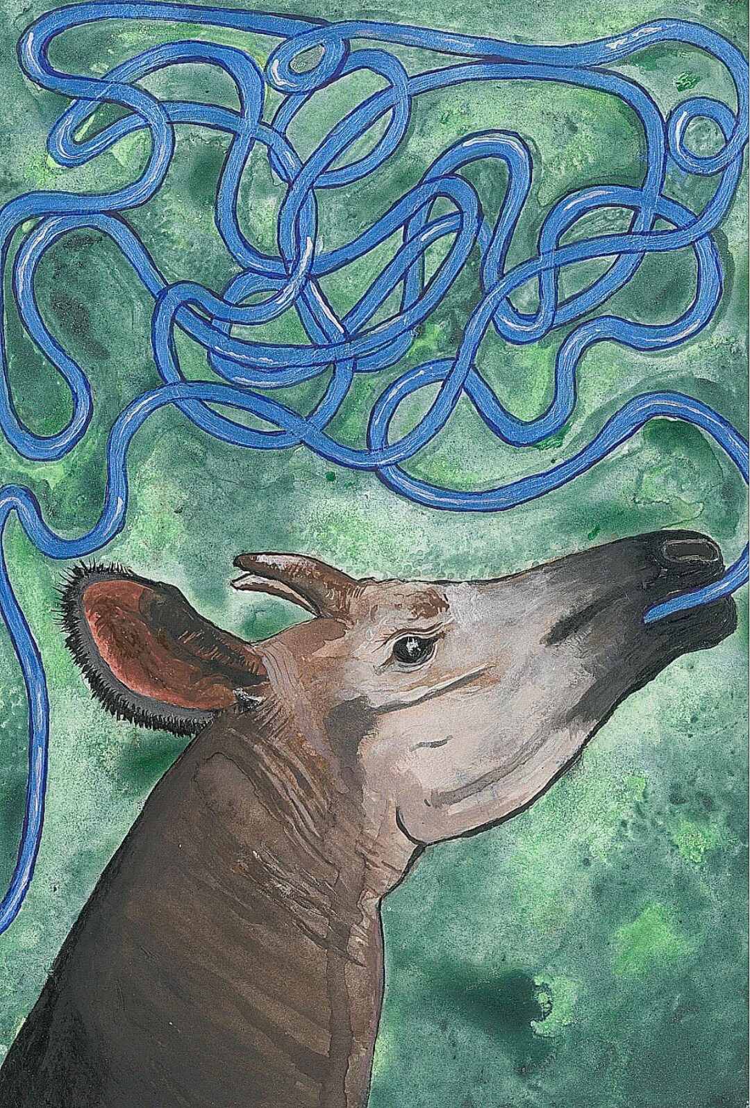 Okapi Print - Etsy