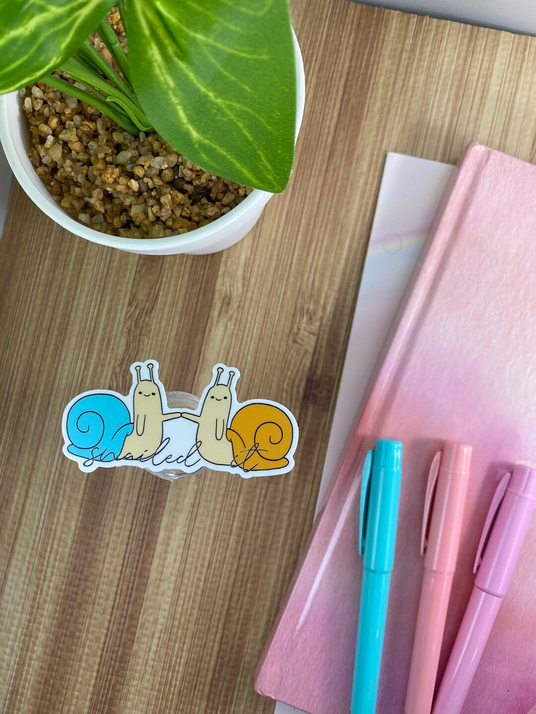 Snailed It Vinyl Sticker Laptop Water Bottle Tablet Ipad - Etsy