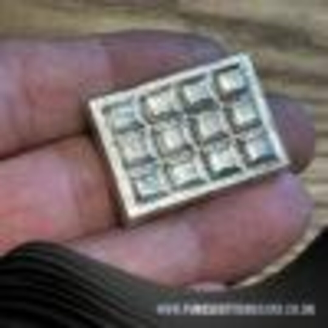 29 Grams Solid Silver Chocolate Bar, Unique Handcrafted Silver Gift ...