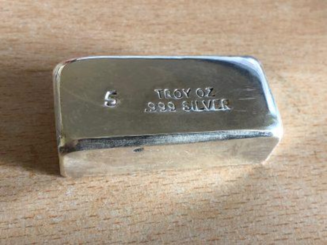 5oz Solid Silver Bullion Bar, Beautifully Handmade in Scotland, Ideal ...