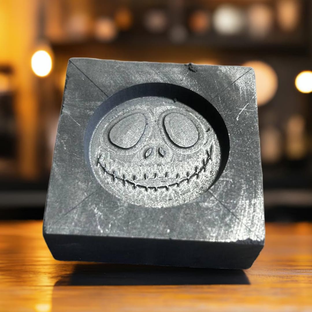 Jack Skellington Graphite Mold: Silver Pouring, Jewelry Making - Etsy