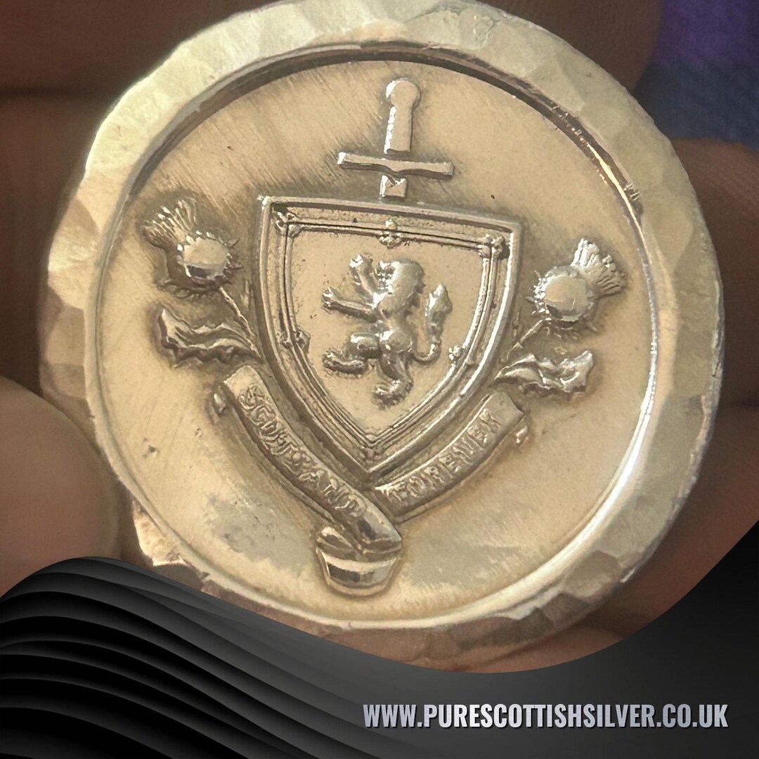 2 Troy Ounce Scottish Crest, Artisan Crafted Coin for Display, Ideal ...