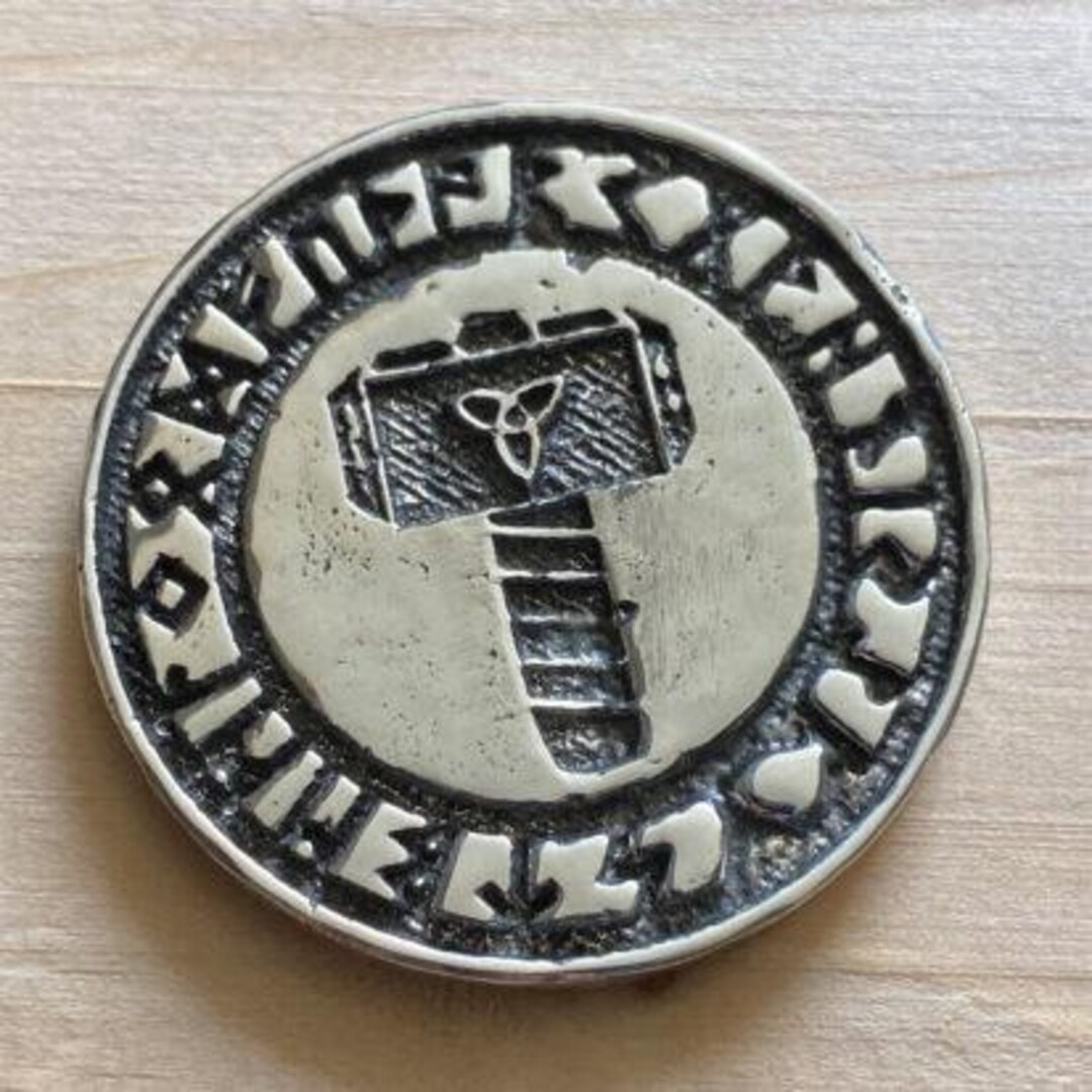 21 Grams - Thor Silver Coin - Solid Silver - 999fs - Handmade in ...