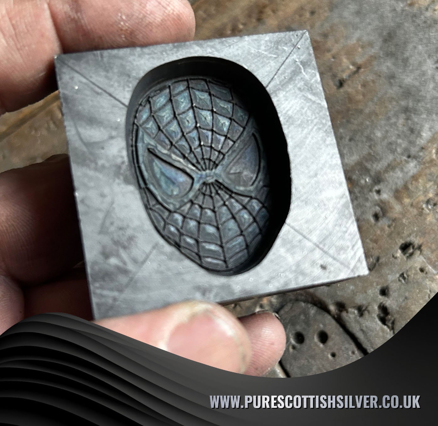 Graphite Mold Spiderman Metal Casting Tool Perfect for DIY - Etsy