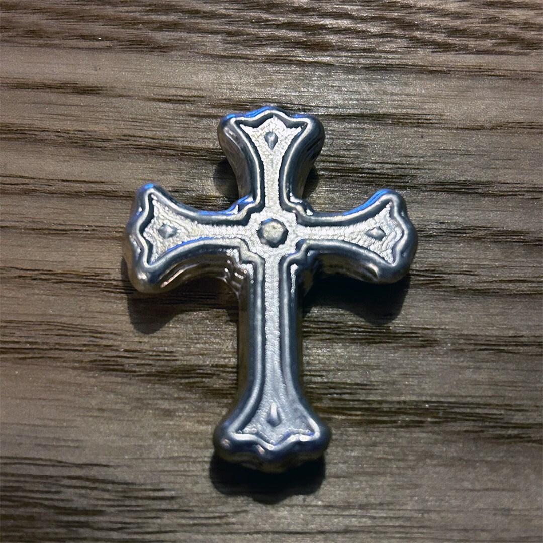 Solid Silver Handmade Crucifix - Hand Poured in Scotland - Etsy