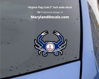 Virginia Flag Sticker - Etsy