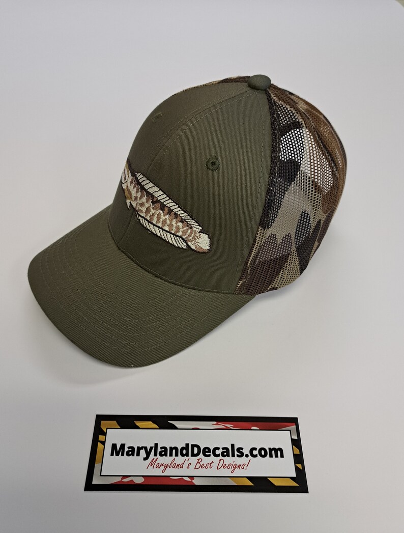 SNAKEHEAD FISH HAT Green & Camo Quality Embroidered Fishing Hat - Etsy