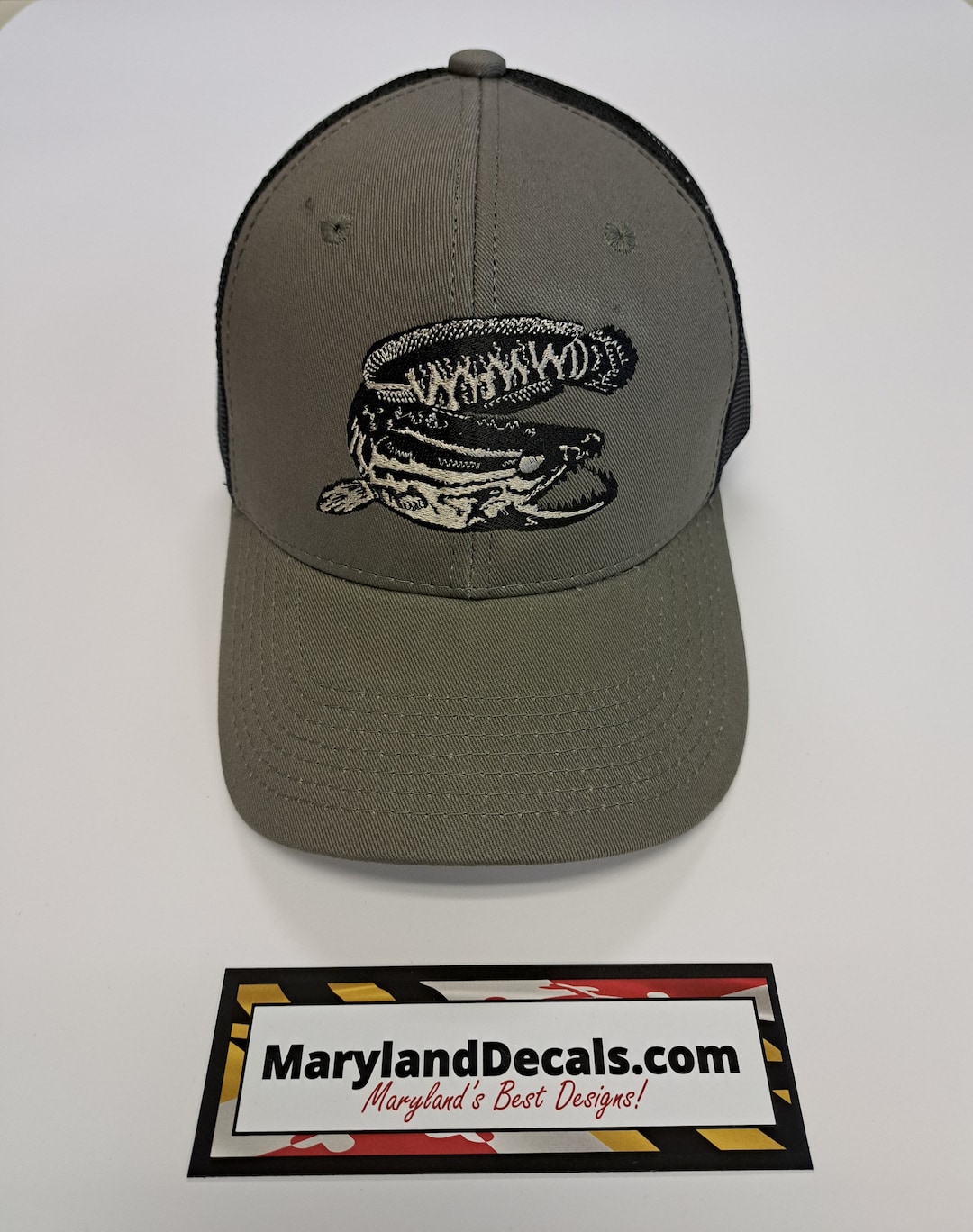 Snakehead Fish Hat Quality Embroidered Fishing Hat - Etsy