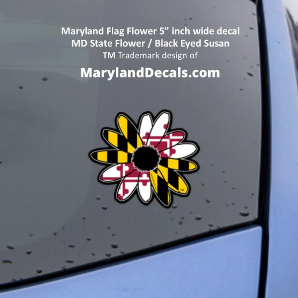 Maryland Flag Decal - Etsy