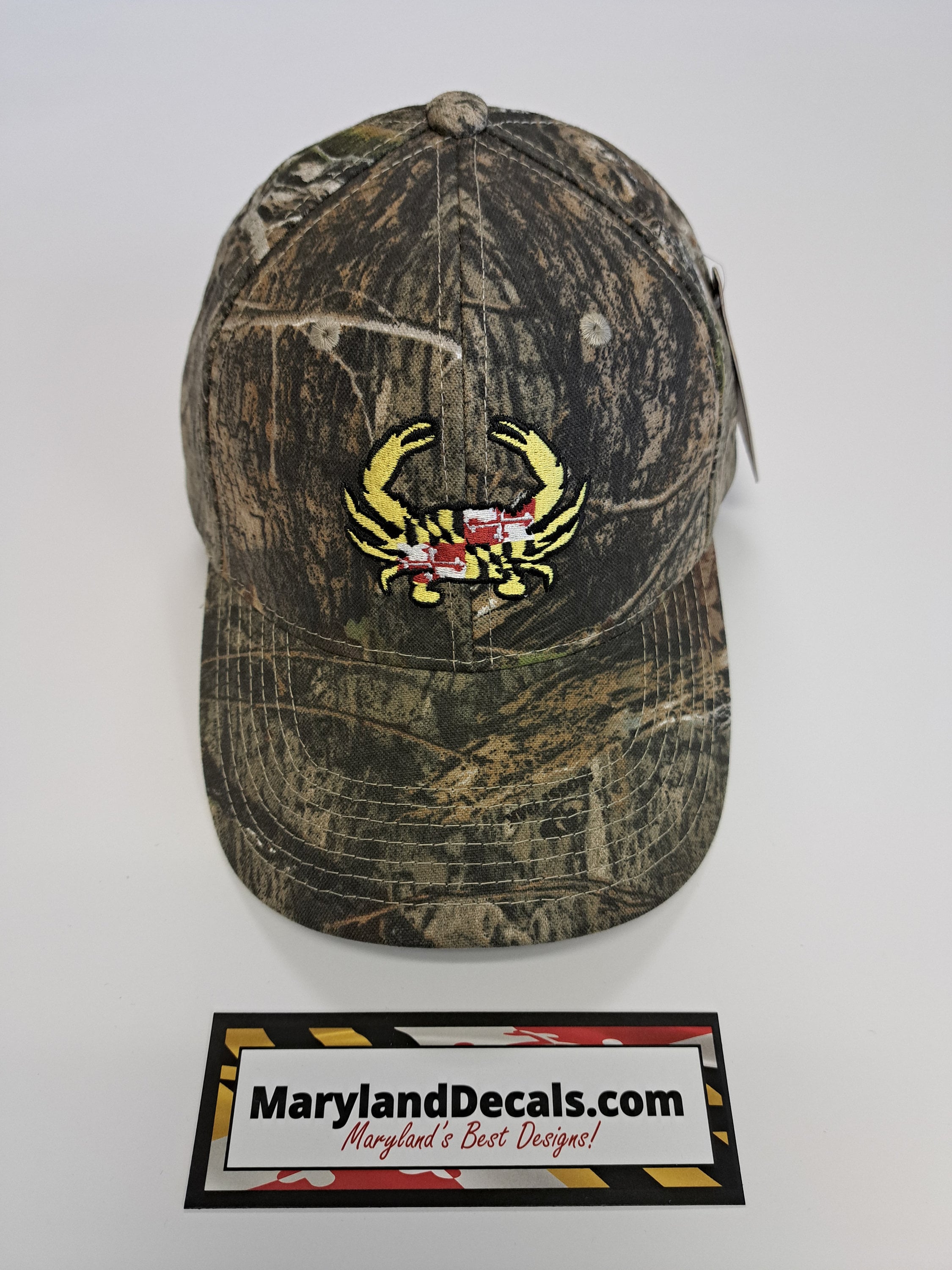 Maryland Crab HAT Embroidered Camo Pattern Maryland Flag Design - Etsy