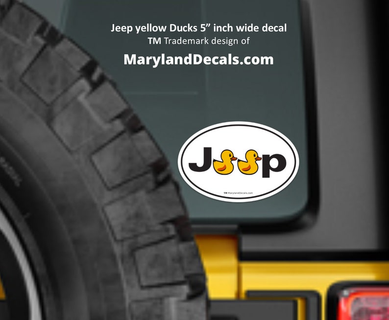 JEEP DUCK DECAL Car Sticker Waterproof Vinyl Outdoor or Indoor - Etsy