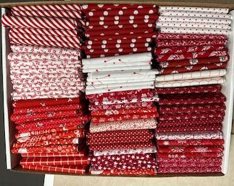 Red Fat Quarter - Etsy