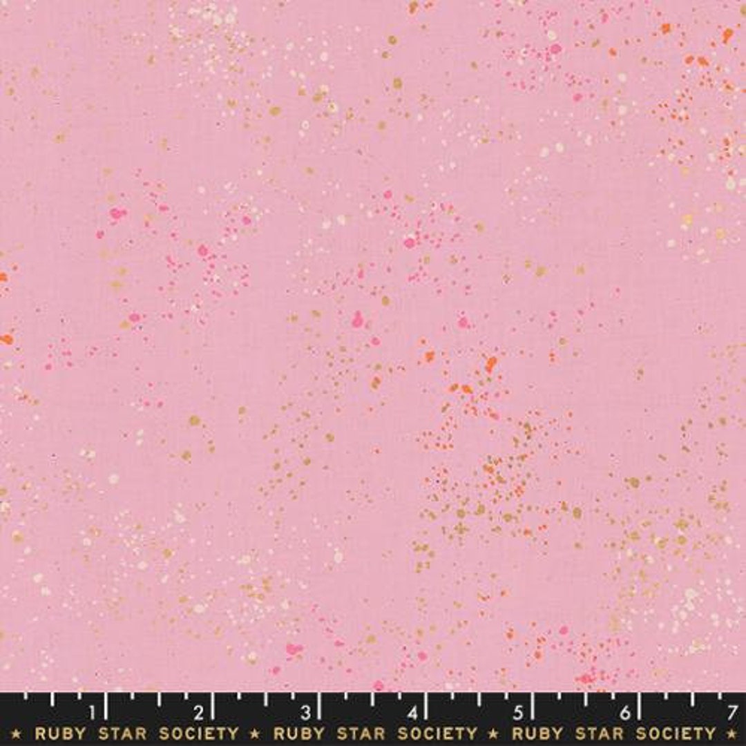 Speckled Metallic Peony (by Moda Ruby Star)-priced by the 1/2 Yard, Cut ...