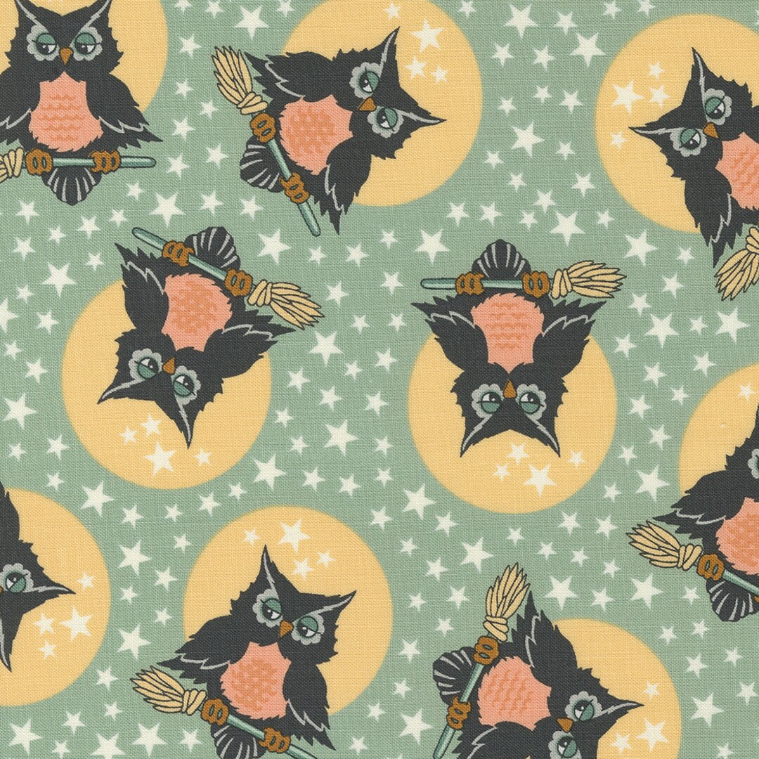Owl O Ween Owls Multiple Colors by Moda Priced by the 1/2 Yard, Cut in ...