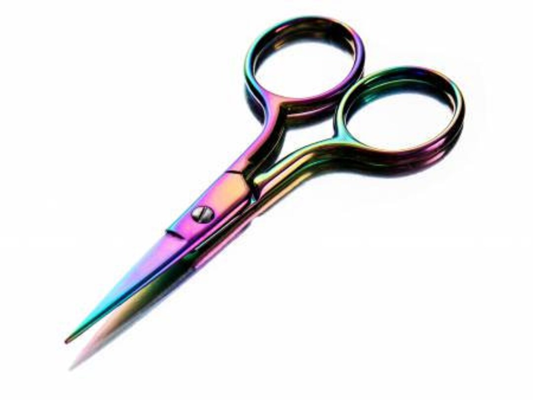 160201 Rainbow Titanium Embroidery Scissors 3.5 Long - Etsy