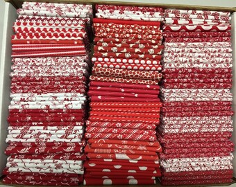 Red Fat Quarter | Etsy