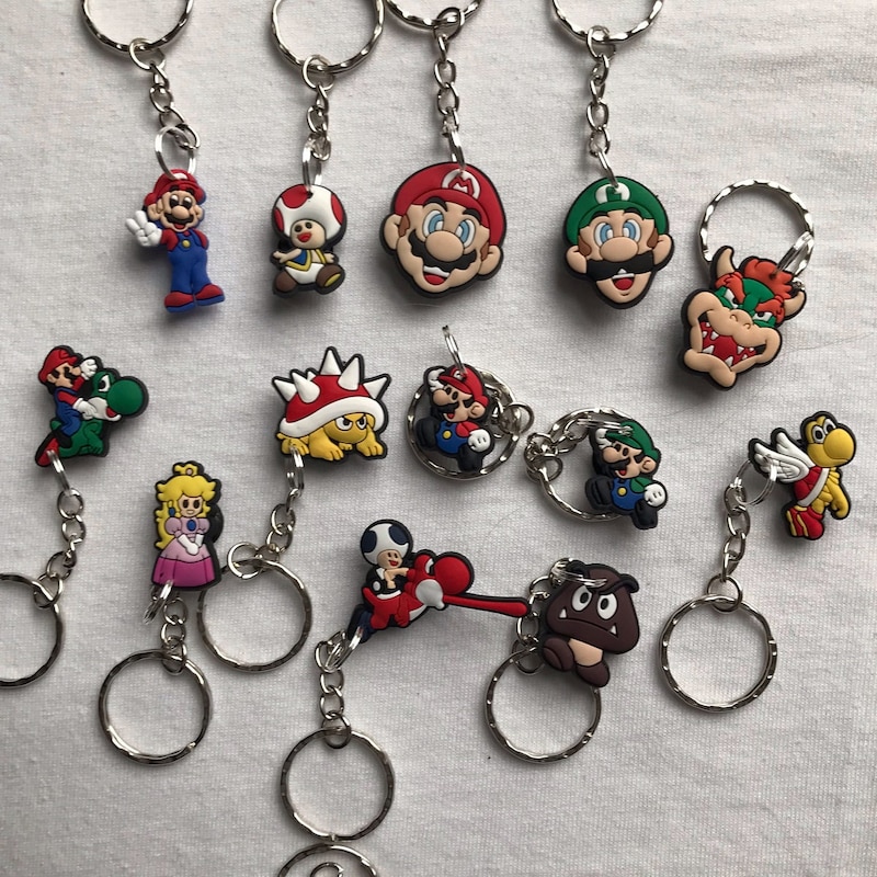 Mario Bros Keychain - Etsy