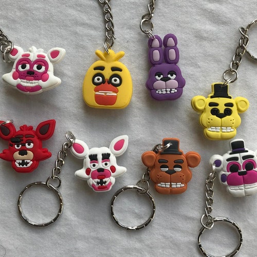 Five Nights at Freddy's Keyrings/keychains Gaming - Etsy