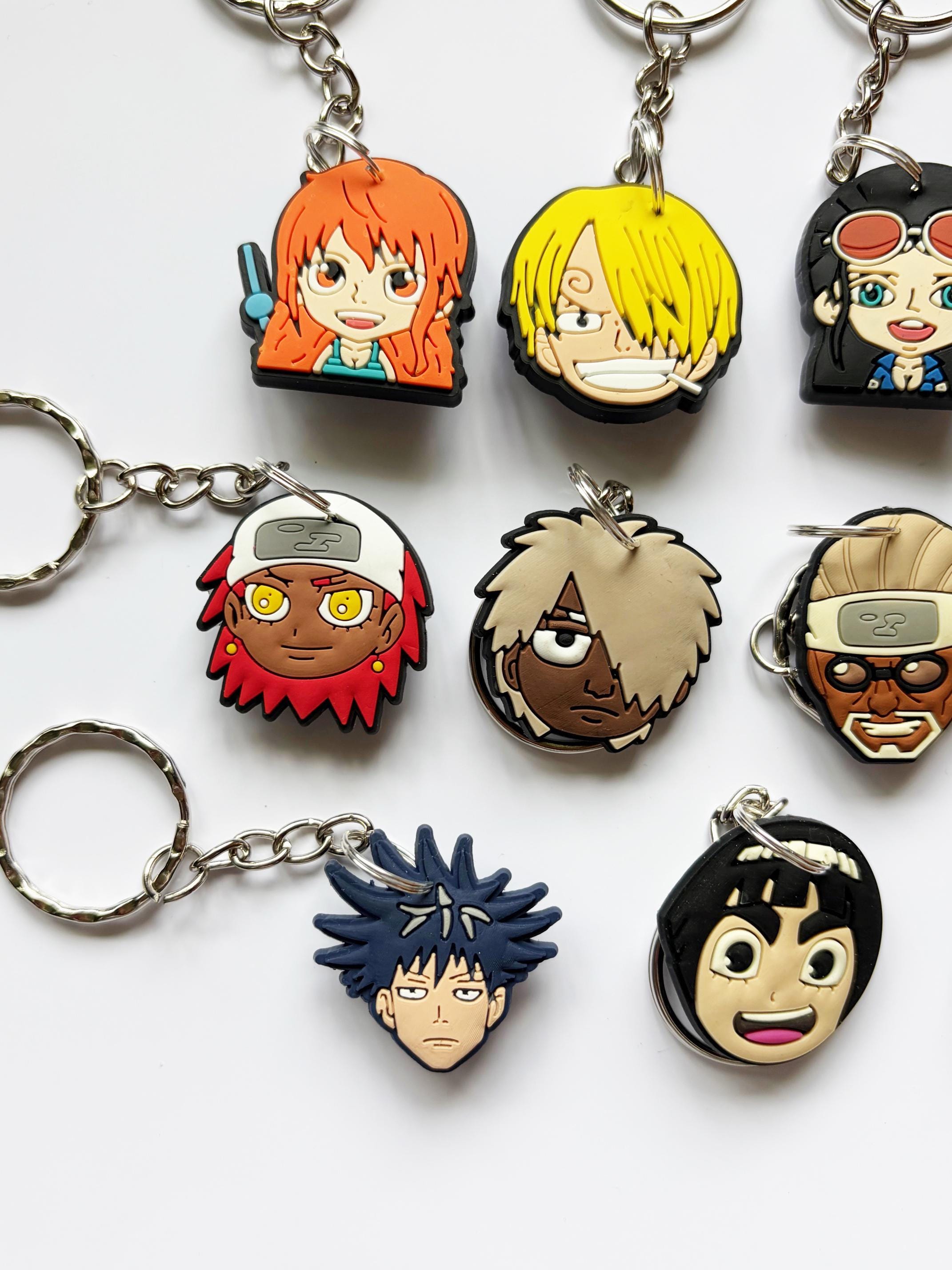 Anime Manga Keyring / Keychains | Cartoon Cool TV - Etsy