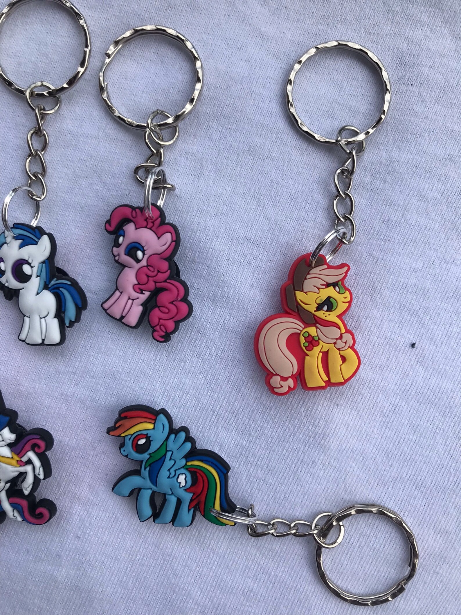 My Little Pony Keyrings/keychains Cartoon Cute Emo Kids Goth - Etsy