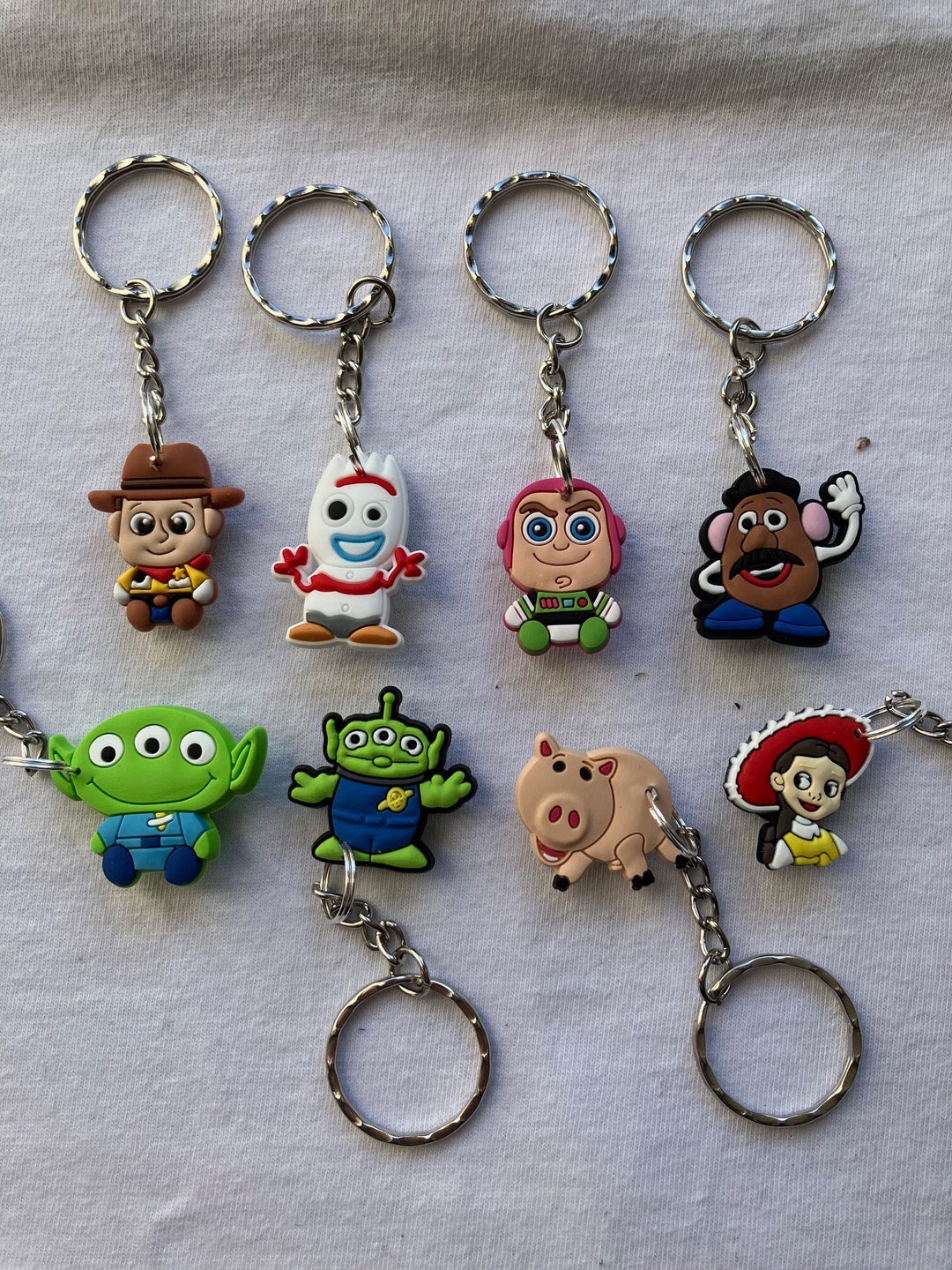 Toy Story Keyrings/keychains | Cartoon Cute Emo Kids Goth Fun Jake Finn ...