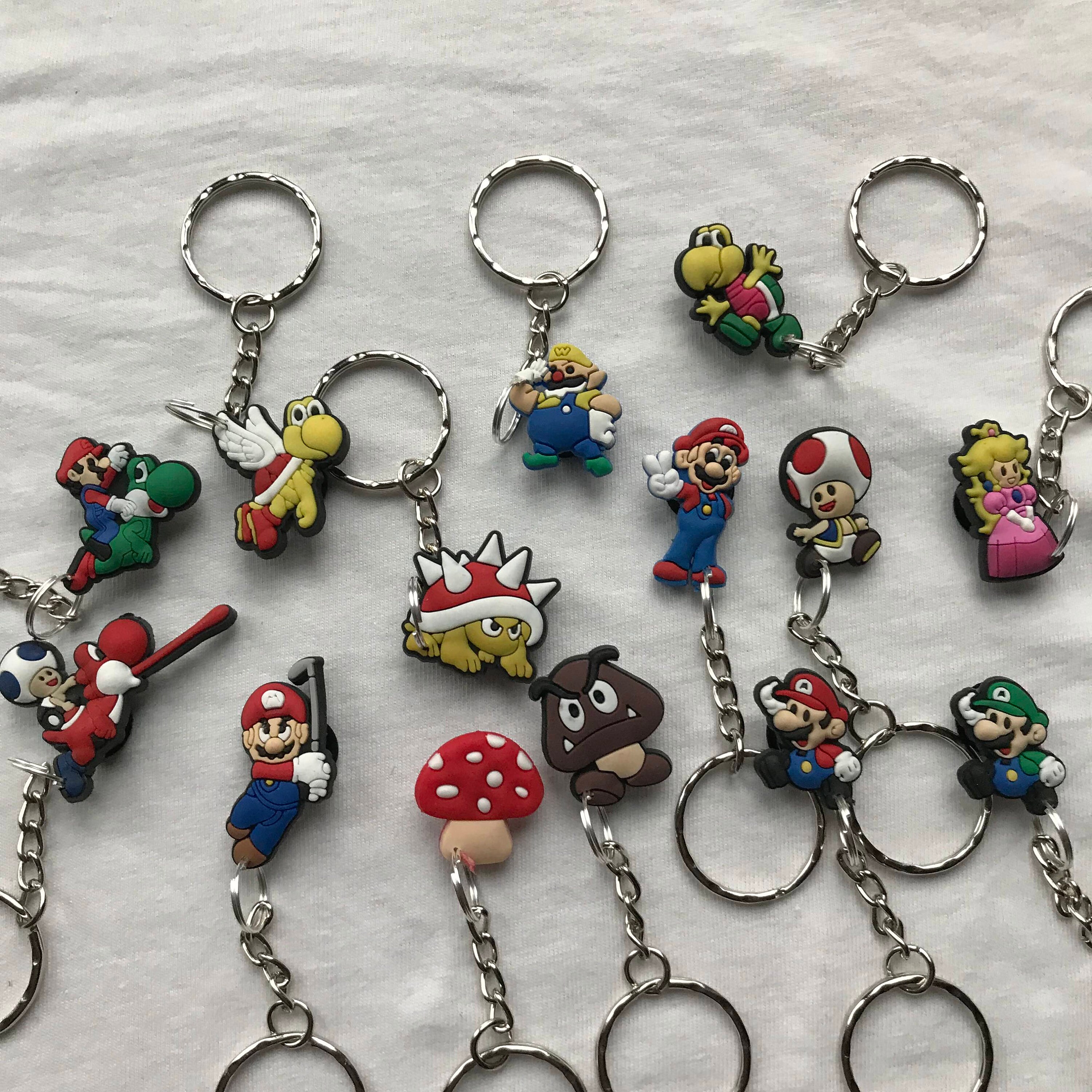 Mario Nintendo Keyrings/Keychains cartoon cute emo kids goth | Etsy