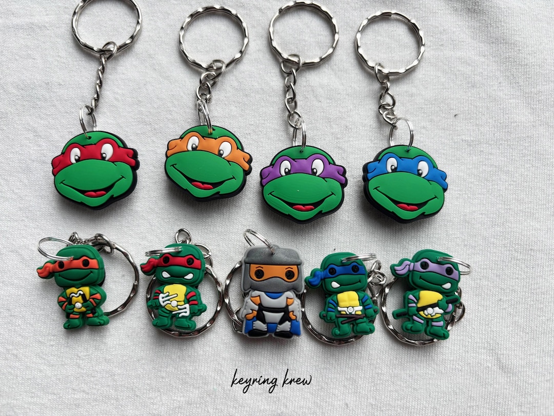 Teenage Mutant Ninja Turtles Keyrings/keychains | Cartoon Cute Emo Kids ...