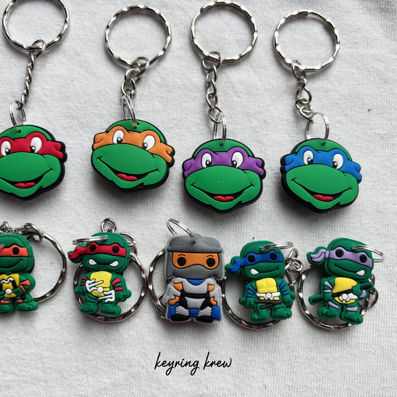 Key Chain Ninja Turtles - Etsy