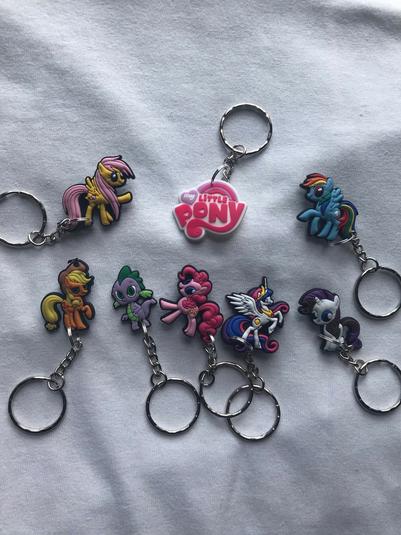 My Little Pony Keyrings/Keychains cartoon cute emo kids goth | Etsy