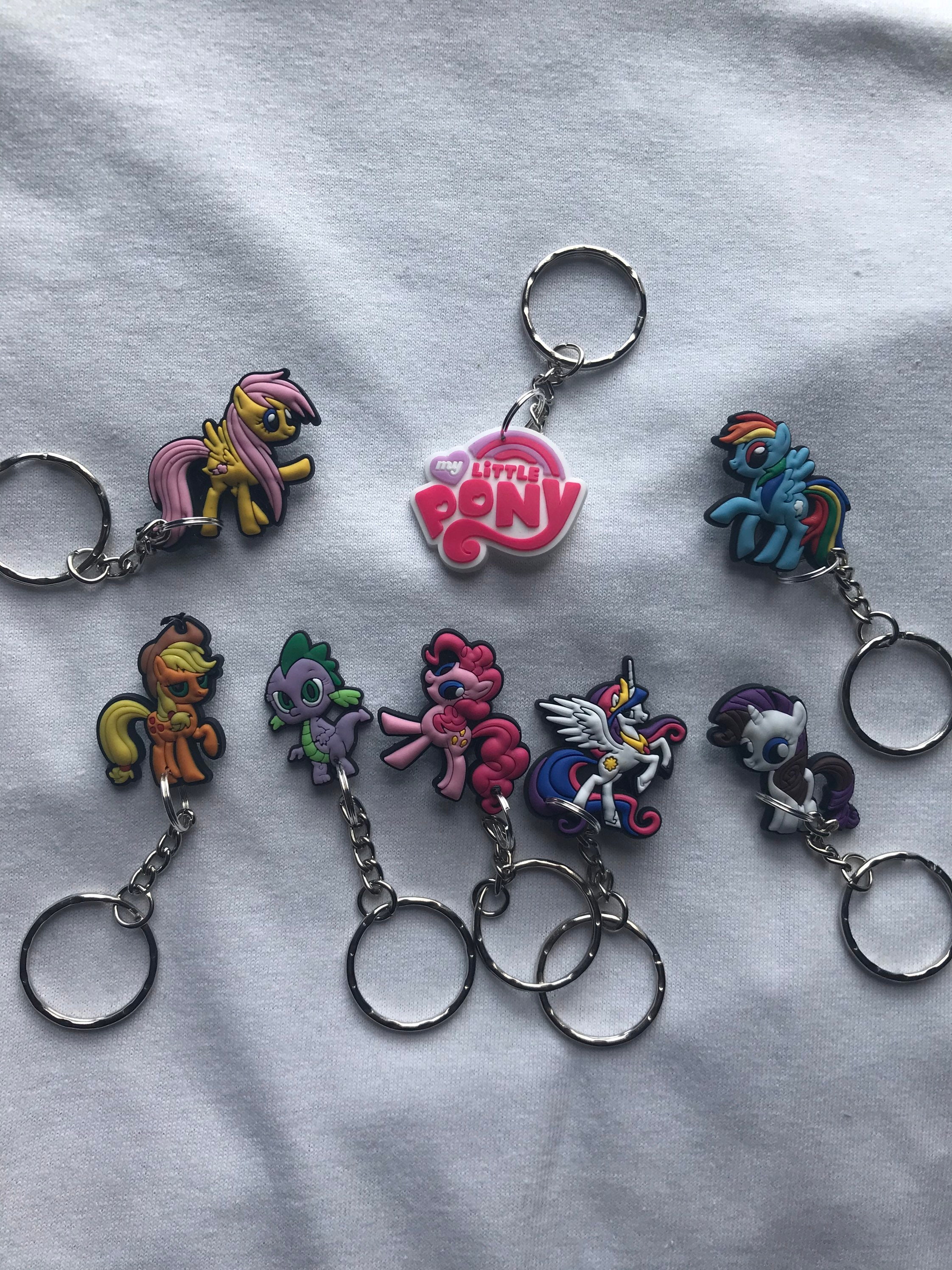My Little Pony Keyrings/keychains Cartoon Cute Emo Kids Goth | Etsy UK