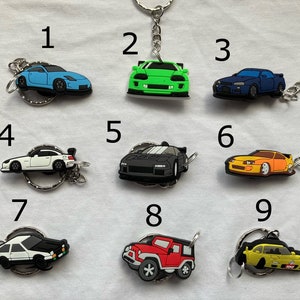 Sports Car and Truck Custom Keyrings/keychains | Cars Sports Cars Fast ...