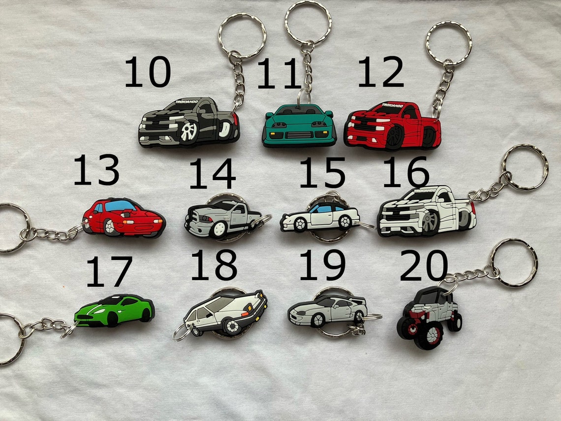 Sports Car and Truck Custom Keyrings/keychains | Cars Sports Cars Fast ...