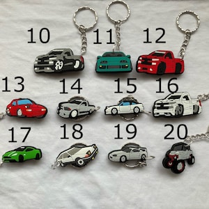 Sports Car and Truck Custom Keyrings/keychains | Cars Sports Cars Fast ...