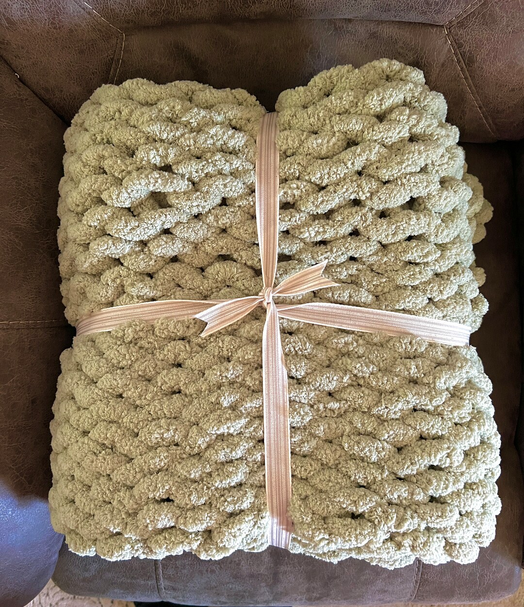 Chunky Knit Blanket Handmade Chunky Blanket Fall Blanket - Etsy
