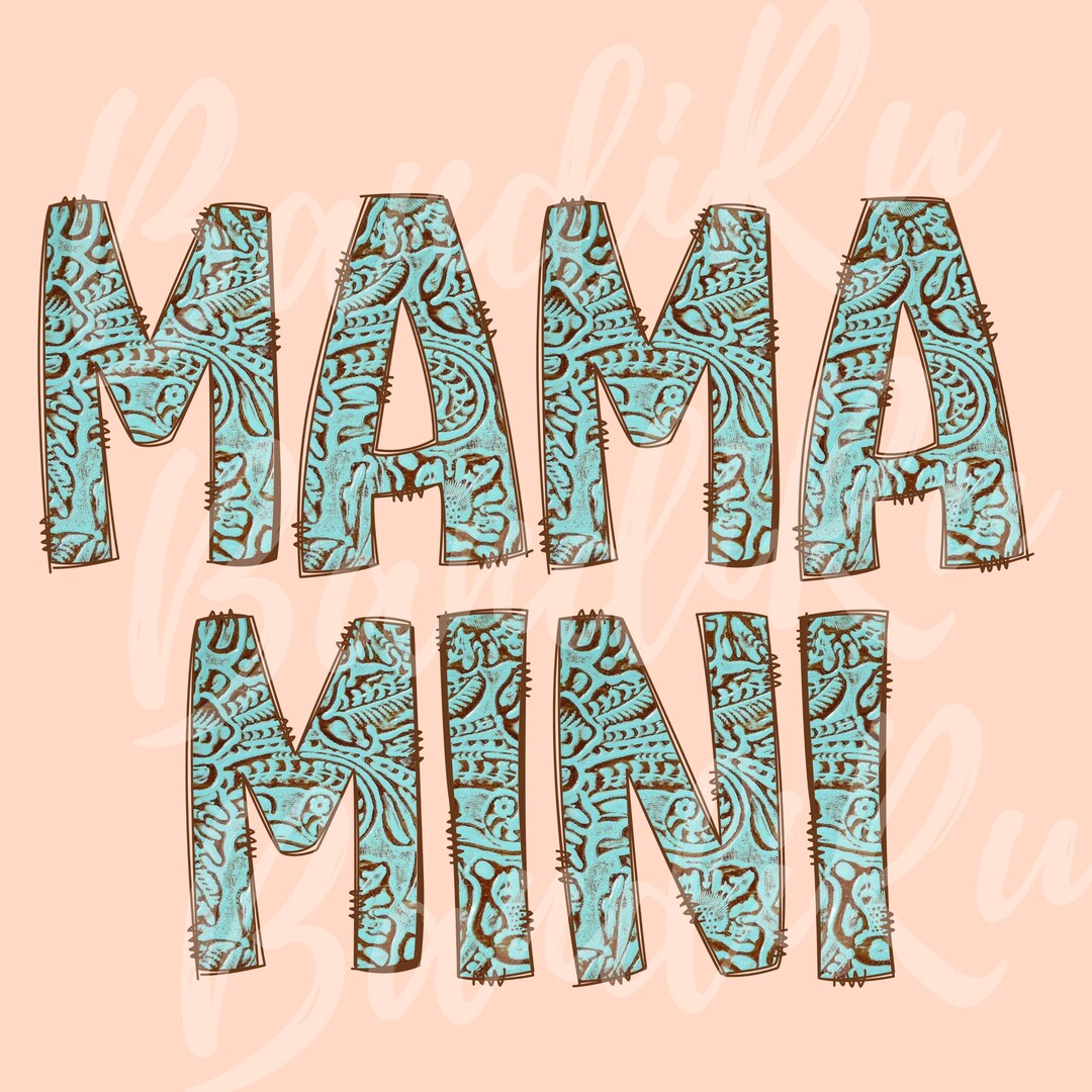 Western Mama & Mini PNG Matching Mama and Mini PNG Boho Digital ...