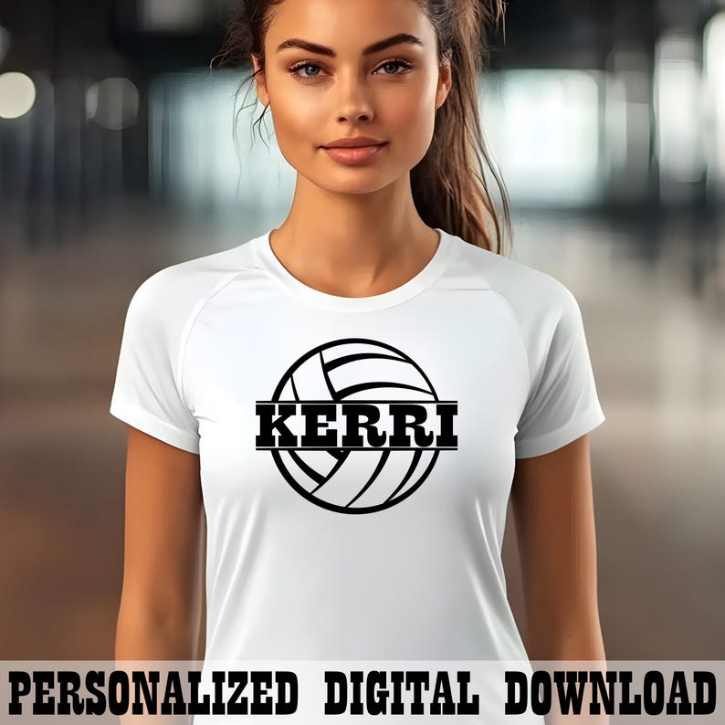 Personalized Volleyball Namesake SVG, Made to Order, Sports Cut File ...
