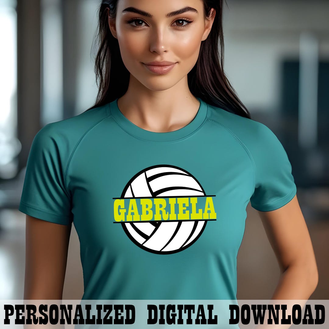 Personalized Volleyball Namesake SVG, Made to Order, Sports Cut File ...