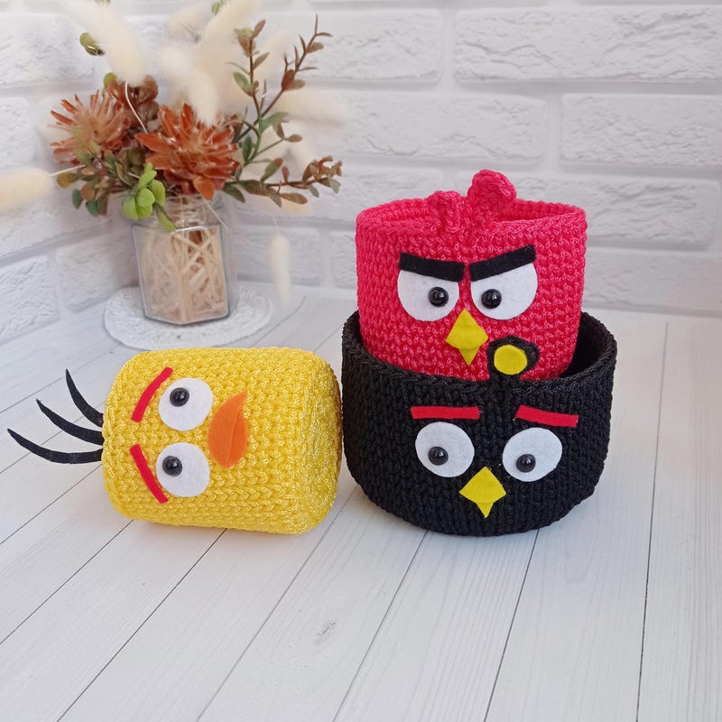 Crochet Angry Birds - Etsy