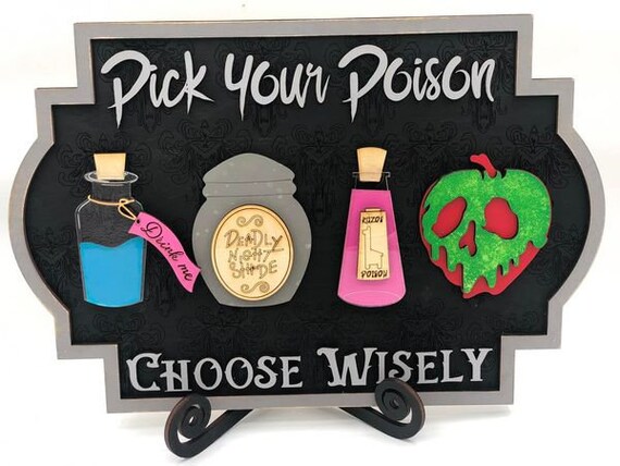 Pick Your Poison Disney Villains Disneyworld Family - Etsy