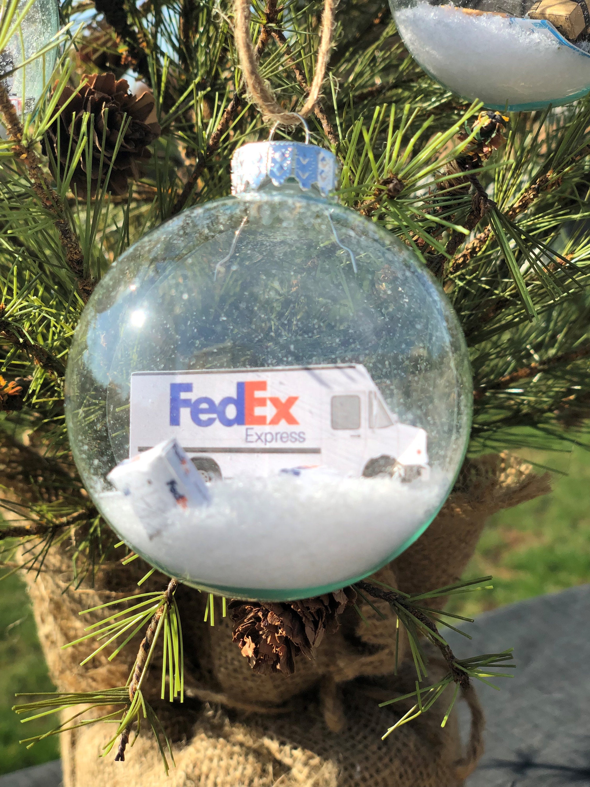 Delivery Truck Ornament, Amazon Ornament, USPS Ornament, Fedex Ornament ...
