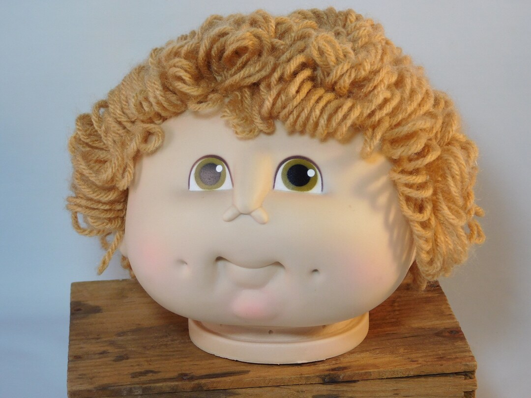 Vintage Cabbage Patch Kid Crafting Head, Make Your Own Doll, Original ...