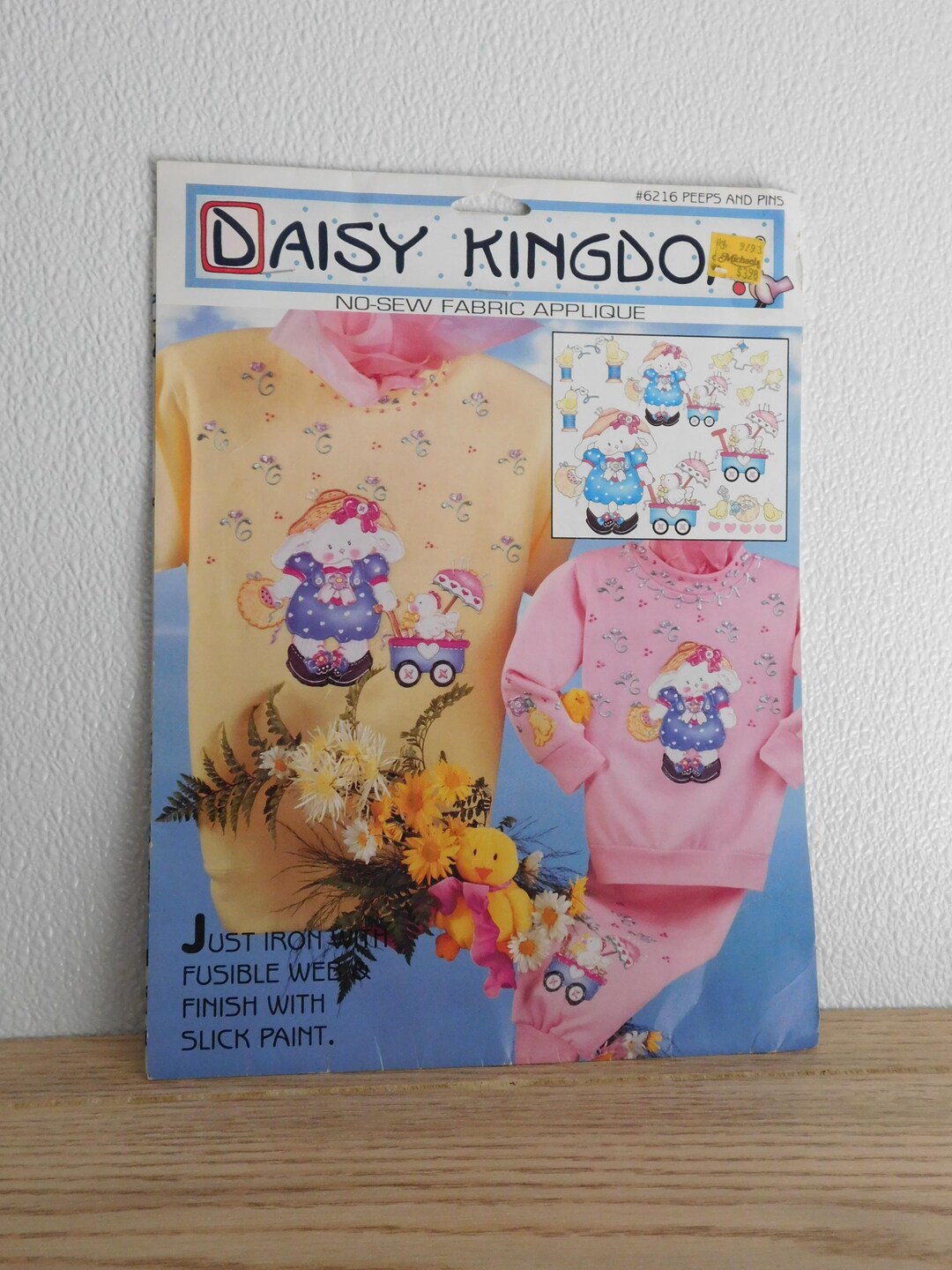Daisy Kingdom® No Sew Fabric Applique Peeps and Pins - Etsy