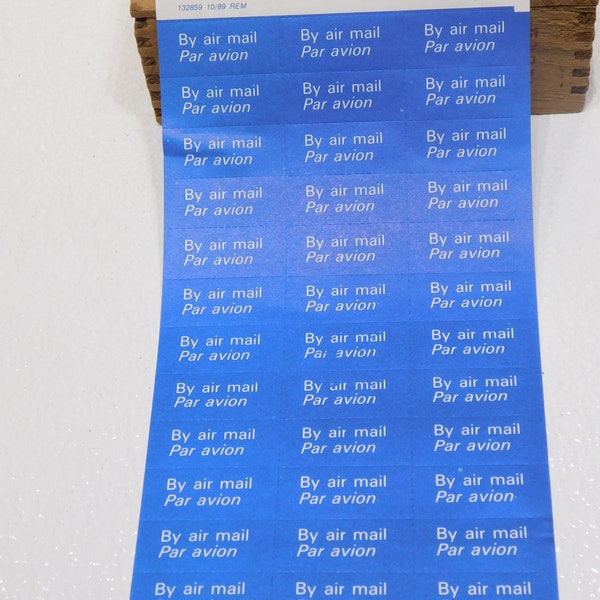 Air Mail Stickers - Etsy