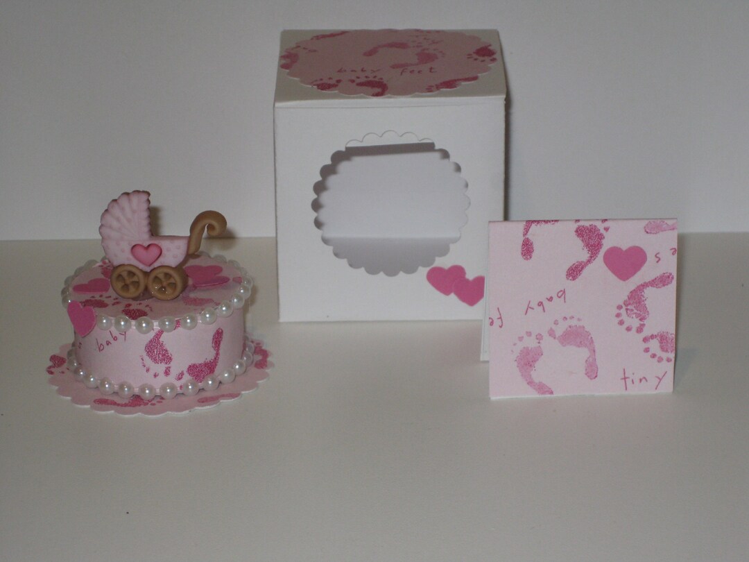 Cute Pink Baby Buggy With Pearls/hearts LED Tea Light Candle Design ...