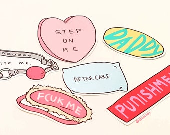 Submissive Vinyl Decal Car Decal With Dominant BDSM Symbol - Etsy