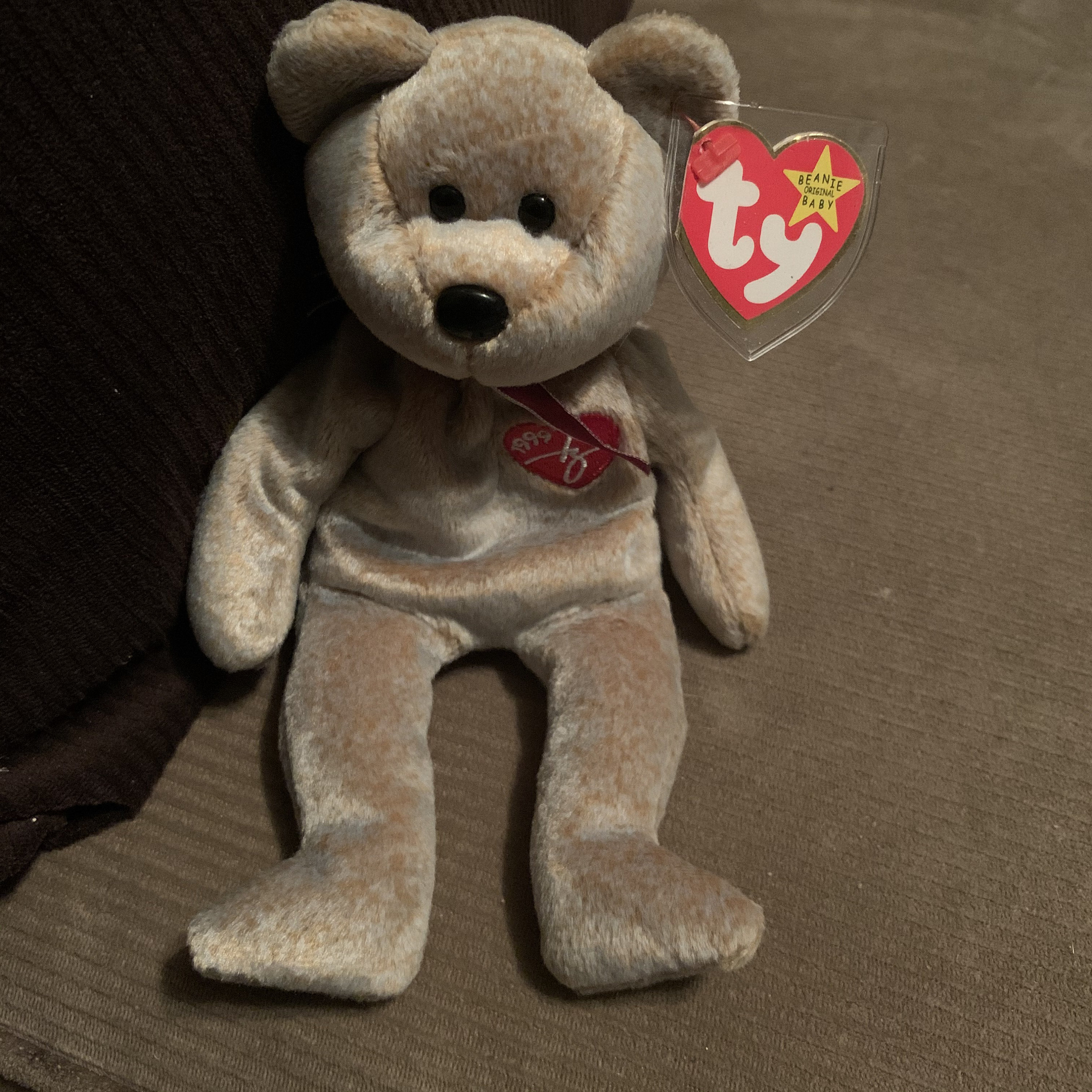 1999 TY Signature Bear Beanie Baby - Etsy UK