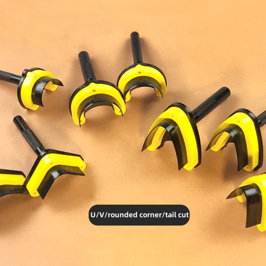 Leather Tools Craft Half-round Cutter Punch V-shaped Leather Punch ...