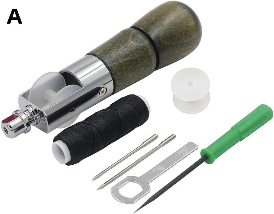 7 in 1/6 in 1 Sewing Awl Kit Leather Stitcher Kit Speedy Sewing Awl ...